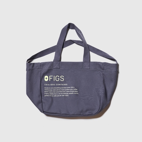 Figs | Bags | Figs Space Navy Canvas Tote | Poshmark